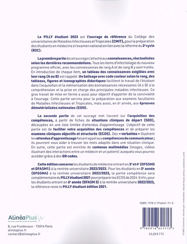 PILLY étudiant - Maladies infectieuses &... - CMIT - Livres - Furet du Nord