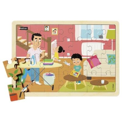 Puzzle - Dans le salon - 28 p de Collectif - Livre - Decitre