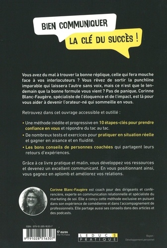 Maîtrisez l'art de la répartie ! - 10 clés... de Corinne Blanc-Faugère - Grand Format - Livre ...