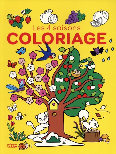 Coloriage les 4 saisons de Corinne Lemerle - Album - Livre - Decitre