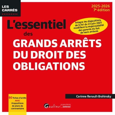 L'essentiel des grands arrêts du droit des... - Corinne Renault ...