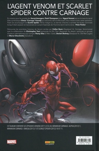 Venom Tome 3. Minimum Carnage de Cullen Bunn - Album - Livre - Decitre