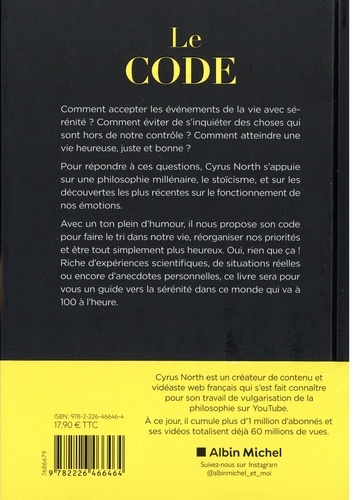 Le Code de Cyrus North - Grand Format - Livre - Decitre