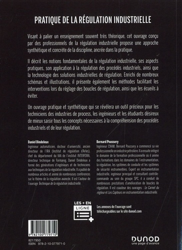 Pratique de la régulation industrielle de Daniel Dindeleux - Grand Format - Livre - Decitre