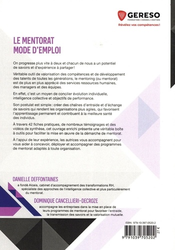 Le mentorat mode d'emploi - Guide pratique pour... de Danielle Deffontaines - Grand Format ...