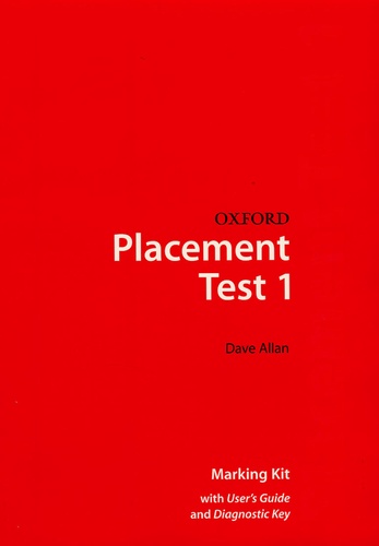 Oxford Placement Test 1 - Marking kit de Dave Allan - Livre - Occasion ...