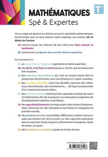Mathématiques Spé & Expertes Tle -... de David Azuelos - Grand Format ...