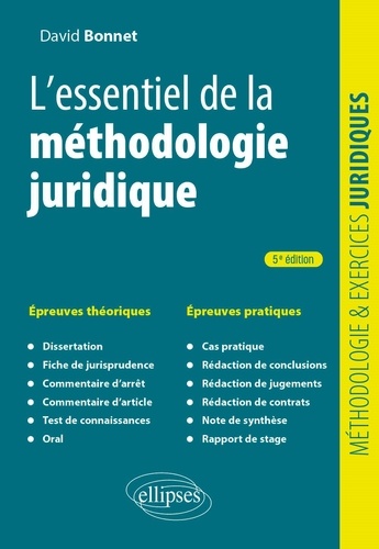 L'essentiel de la méthodologie juridique de David Bonnet - Grand Format ...