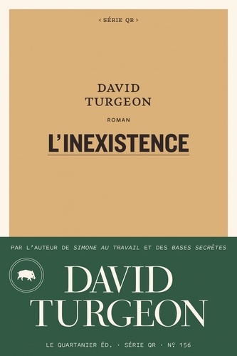 L'inexistence de David Turgeon - Grand Format - Livre - Occasion - Decitre