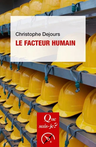 Le facteur humain de Christophe Dejours - Decitre