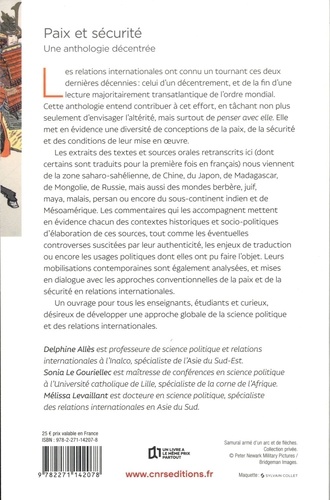 Paix et sécurité - Une anthologie décentrée de Delphine Allès - Grand ...