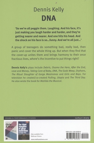 DNA De Dennis Kelly Grand Format Livre Decitre DNA De Dennis Kelly Grand Format Livre Decitre