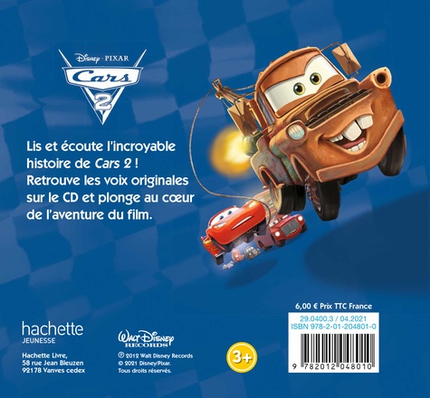 Cars 2 de Disney Pixar - Album - Livre - Decitre