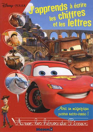 J'apprends à écrire les chiffres et les lettres... de Disney Pixar ...