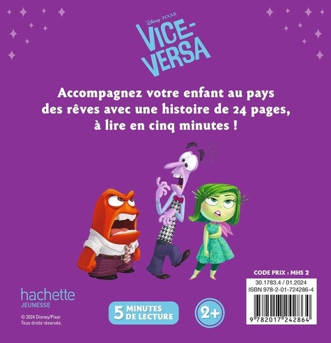 Vice-Versa - L'histoire du film de Disney Pixar - Album - Livre - Decitre