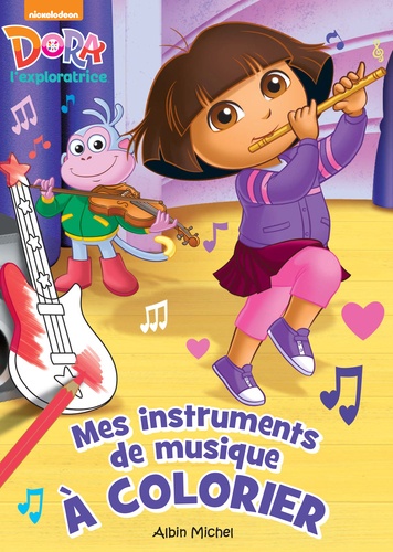 Mes instruments de musique à colorier de Dora - Livre - Decitre