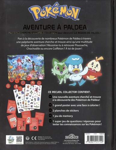 Pokémon Une aventure à Paldea - Une super... - Dragon d'or - Livres ...