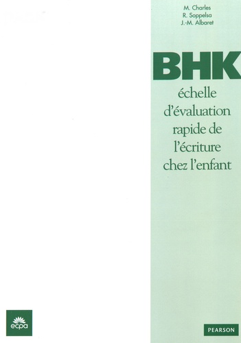 BHK échelle d'évaluation rapide de l'écriture... - Maët Charles - Livres - Furet du Nord