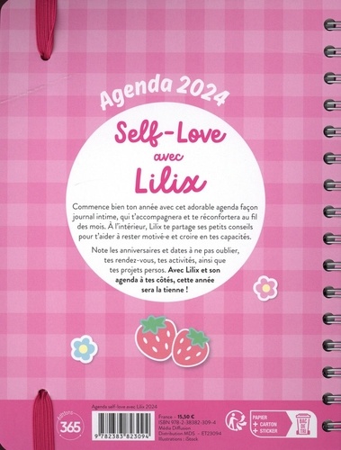Agenda Lilix Self love - Editions 365 - Livres - Furet du Nord