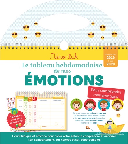 Le tableau hebdomadaire de mes émotions pour... de Editions 365 - Grand ...