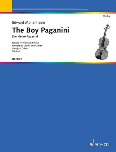 The Boy Paganini - Fantasy for Violin and Piano.... de Edward ...
