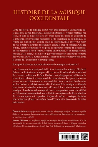 Histoire de la musique occidentale de Elisabeth Brisson - Grand Format ...