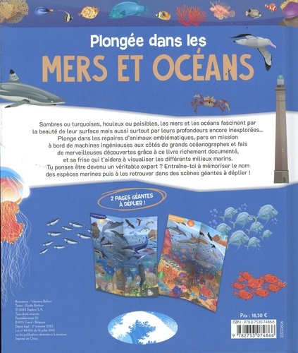 Plongée dans les mers et les océans - Avec 1... de Elodie Berthon ...