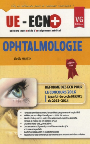 Ophtalmologie de Elodie Martin - Livre - Decitre
