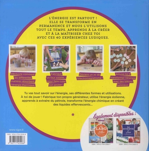 Le petit labo de l'énergie - 40 expériences... de Emily Hawbaker ...