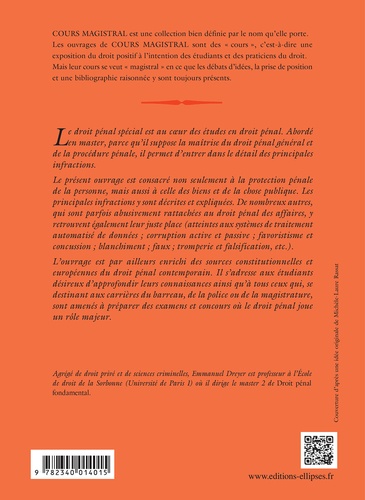 Droit pénal spécial de Emmanuel Dreyer - Grand Format - Livre - Decitre