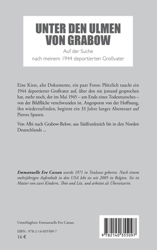 Unter den Ulmen von Grabow - Auf der Suche nach... de Emmanuelle Eve ...