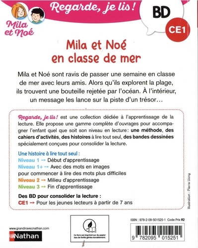Mila et Noé en classe de mer - Eric Battut - Livres - Furet du Nord