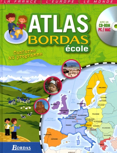 Atlas Bordas école de Eric Monfort - Album - Livre - Decitre
