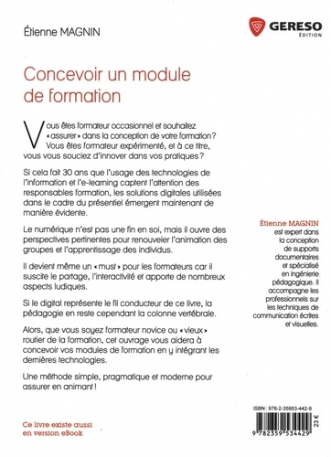 Concevoir Un Module De Formation Pédagogie Et De Etienne Magnin