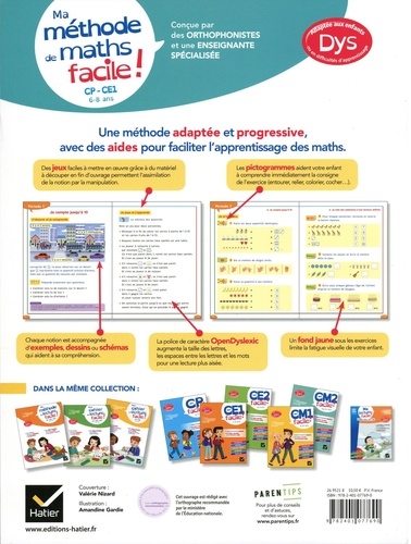 Ma méthode de maths facile ! - CP-CE1 de Evelyne Barge - Grand Format ...