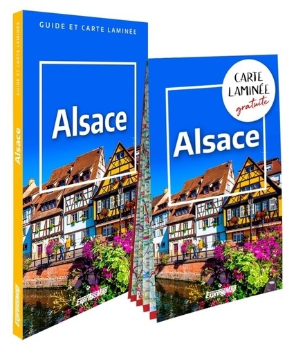 Alsace de Express Map - Grand Format - Livre - Decitre