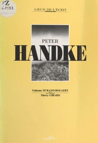 Peter Handke de Fabienne Durand-Bogaert - PDF - Ebooks - Decitre