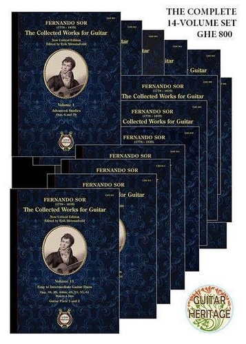 SOR Collected Works - Set of 14 Volumes - 1 - 2... de Fernando Sor ...