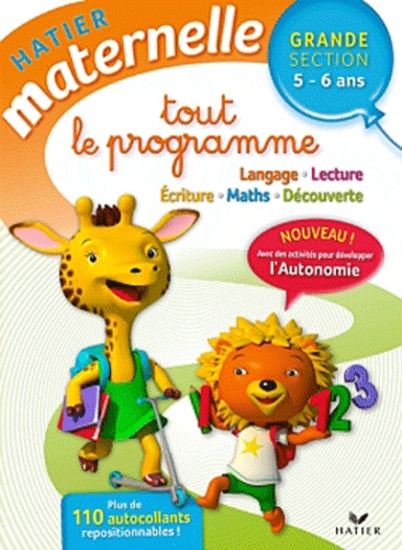 Tout le programme Grande Section 5-6 ans de Florence Doutremépuich ... Tout le programme Grande Section 5-6 ans de Florence Doutremépuich ...