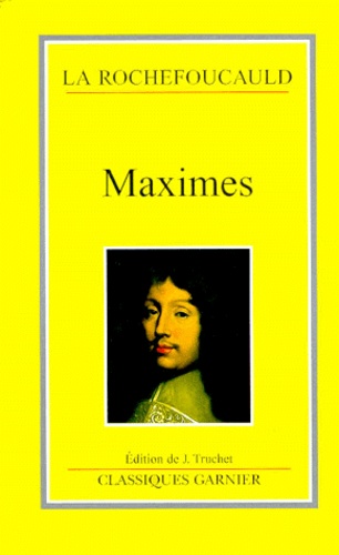 MAXIMES SUIVIES DES REFLEXIONS DIVERSES, DU... de François-Armand ...