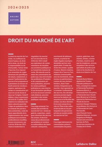 Droit du marché de l'art - François Duret-Robert - Livres - Furet du Nord