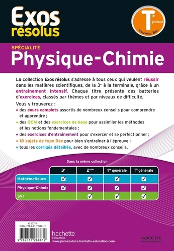 Physique-Chimie Tle de Frédérique de La Baume - Grand Format - Livre - Decitre