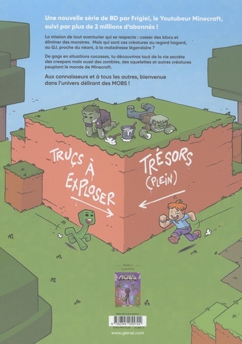 MOBS, la vie secrète des monstres Minecraft Tome... de Frigiel - Album ...