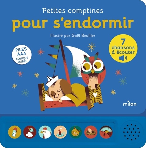 Petites comptines pour s'endormir de Gaël Beullier - Livre - Decitre