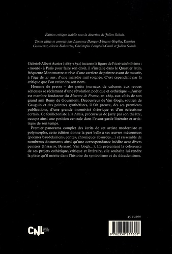 Oeuvres complètes de Georges Albert Aurier - Grand Format - Livre - Decitre