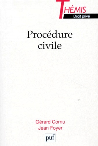Procédure civile de Gérard Cornu - Livre - Decitre