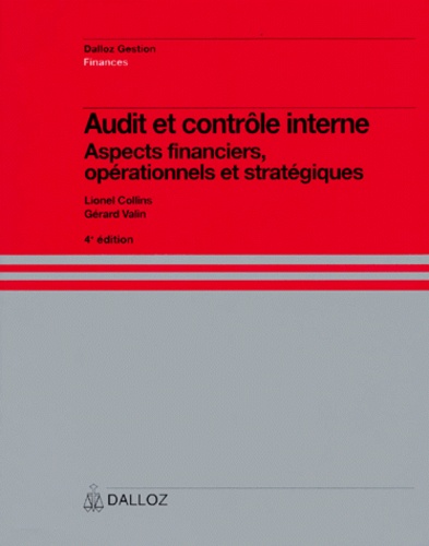 Audit Et Controle Interne. Aspects Financiers,... de Gérard Valin ...