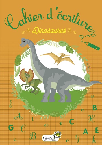 Cahier d'écriture dinosaures - Grenouille éditions - Livres - Furet du Nord