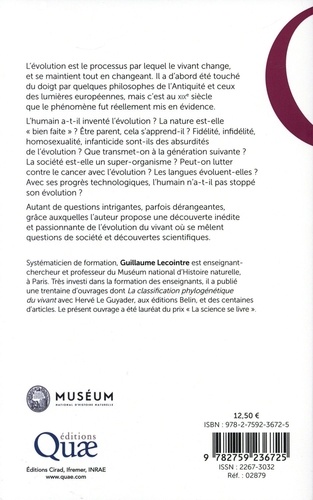 L'évolution, question d'actualité ? de Guillaume Lecointre - Grand ...