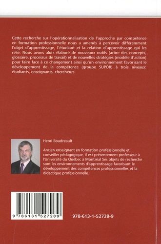 Conception dynamique d''un modèle de formation... de Henri Boudreault ...